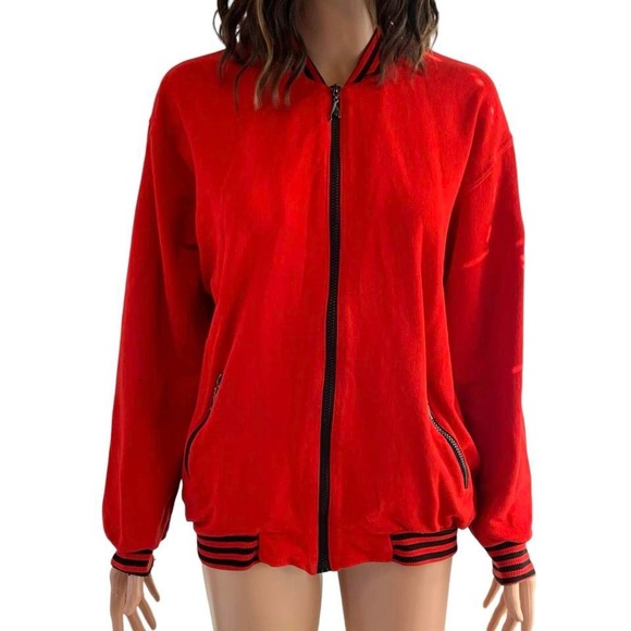Catalina | Jackets & Coats | Vintage Catalina Red Bomber Jacket | Poshmark